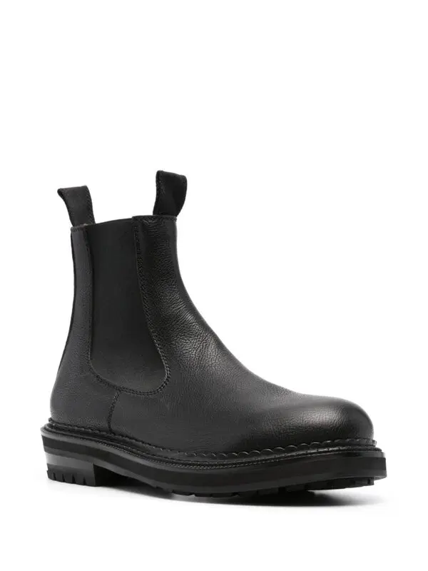 BUTTERO® Cargo Leather Chelsea Boots - Black