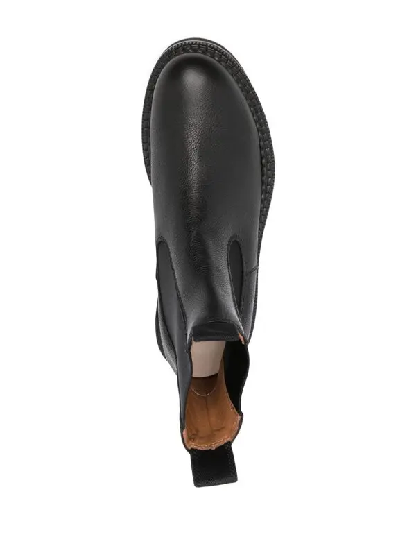 BUTTERO® Cargo Leather Chelsea Boots - Black