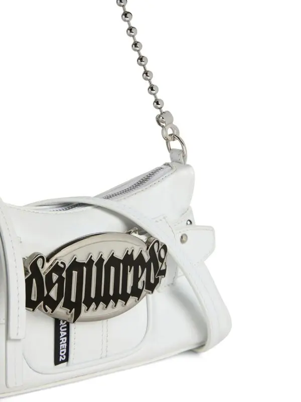 Dsquared2 Gothic Belt Clutch - White