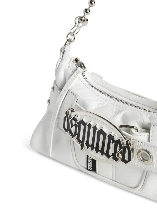 Dsquared2 Gothic Belt Clutch - White