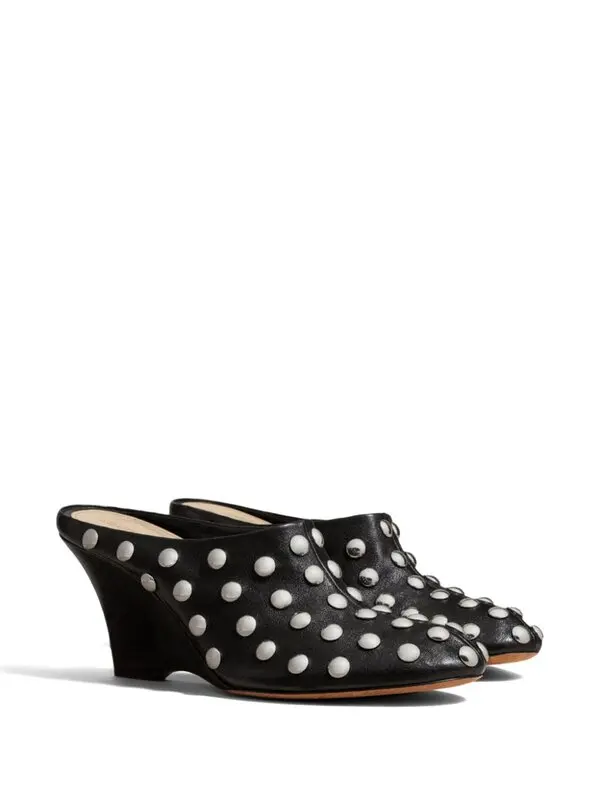 Khaite The Apollo Studded Mules