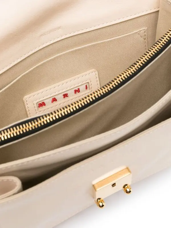 Marni Medium Trunk Soft Shoulder Bag - Neutrals