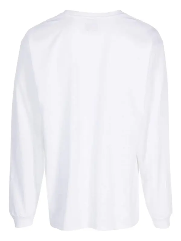 Needles Logo-appliqué Long-sleeve T-shirt - White