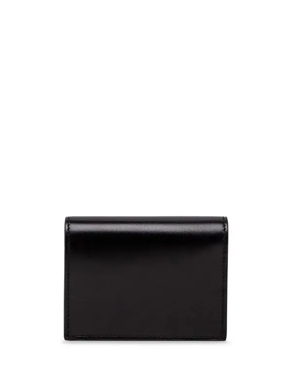 FERRAGAMO Gancini Logo-plaque Leather Wallet - Black