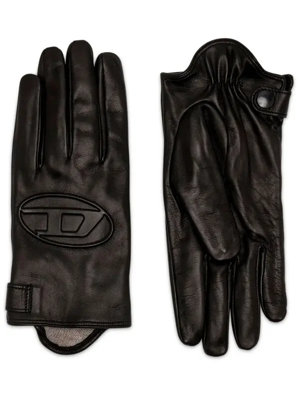 DIESEL® G-reies Leather Gloves - Black