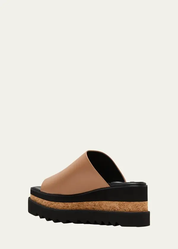 Stella McCartney Sneak-elyse Platform Sandals - Brandy