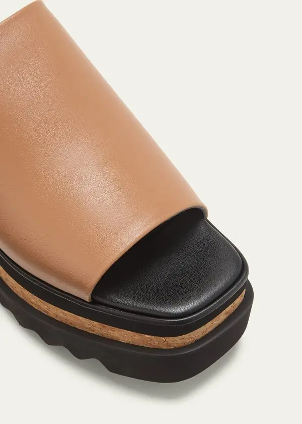 Stella McCartney Sneak-elyse Platform Sandals - Brandy