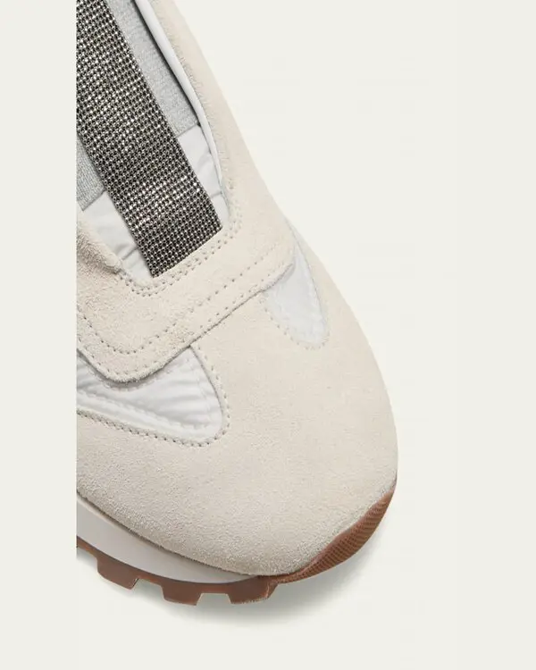 Brunello Cucinelli Monili Laceless Sneakers
