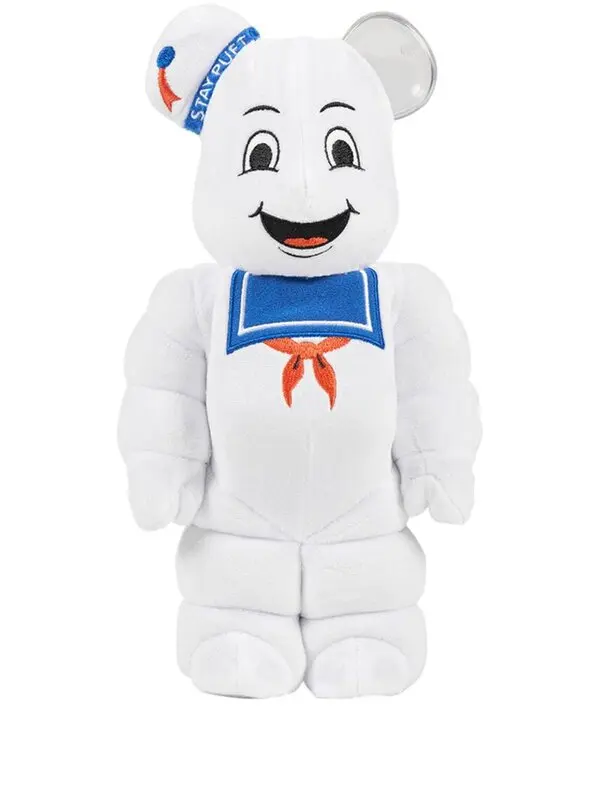 MEDICOM TOY X Ghostbusters Be@rbrick Stay Puft Marshmallow Costume 400% Figure - White
