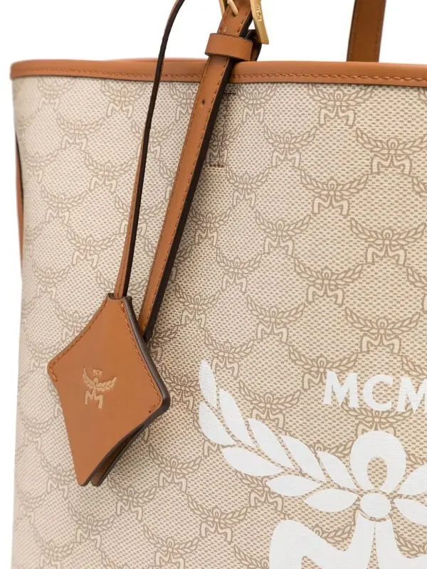 Mcm Himmel Medium Tote Bag - Neutrals