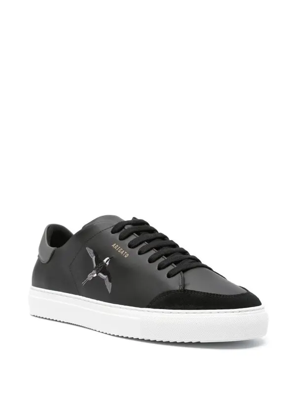 Axel Arigato Clean 90 Triple Bird Leather Sneakers - Black