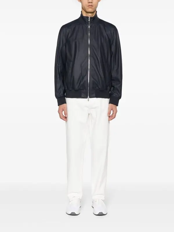 Brunello Cucinelli Logo-embroidered Cotton Jeans