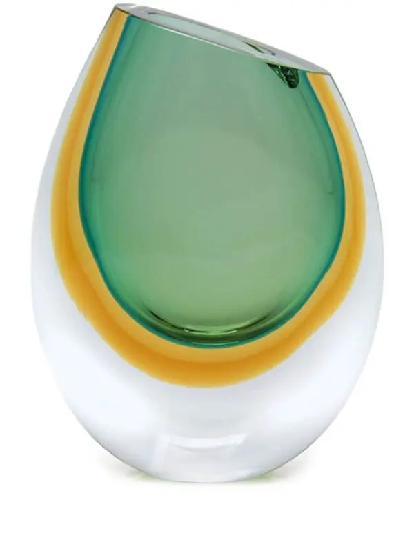 GARDECO 96 Two-tone Murano Glass Vase - Green