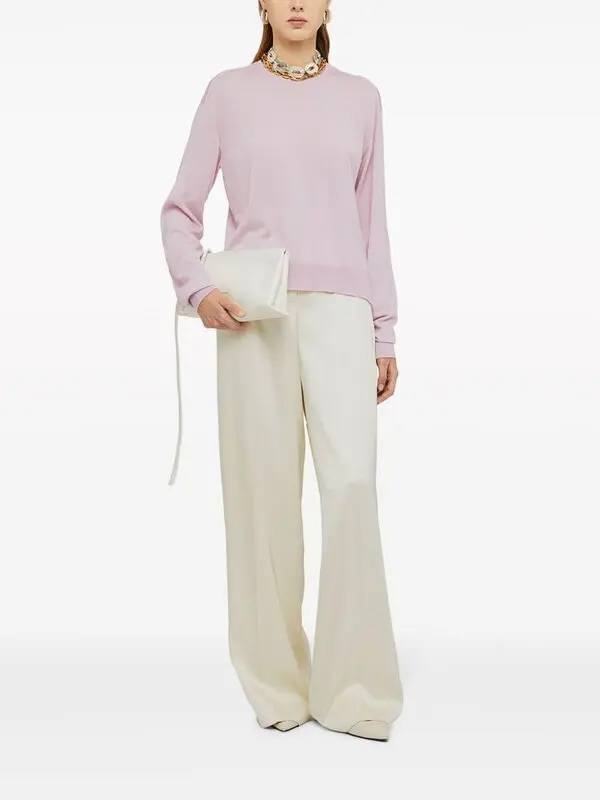 JIL SANDER Fine Knit Crew Neck Jumper