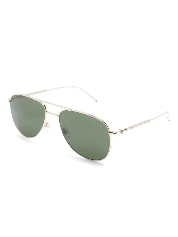Montblanc Metallic Pilot-frame Sunglasses