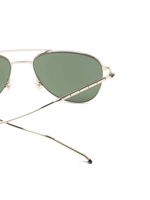 Montblanc Metallic Pilot-frame Sunglasses