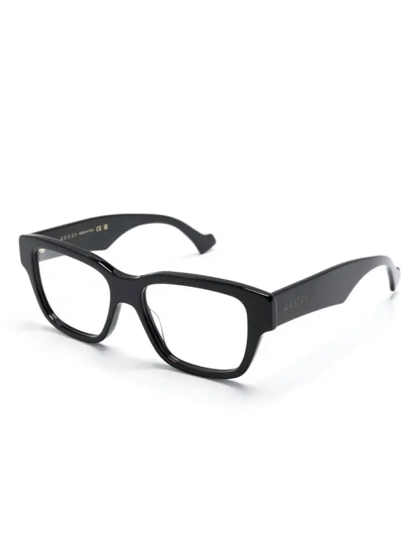 Gucci Rectangle-shape Glasses - Black