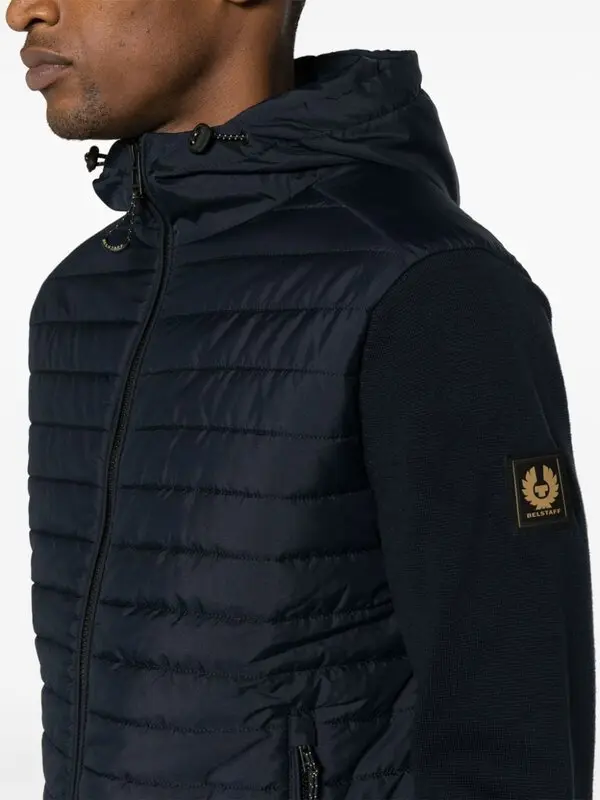 Belstaff Hooded Padded Cardigan