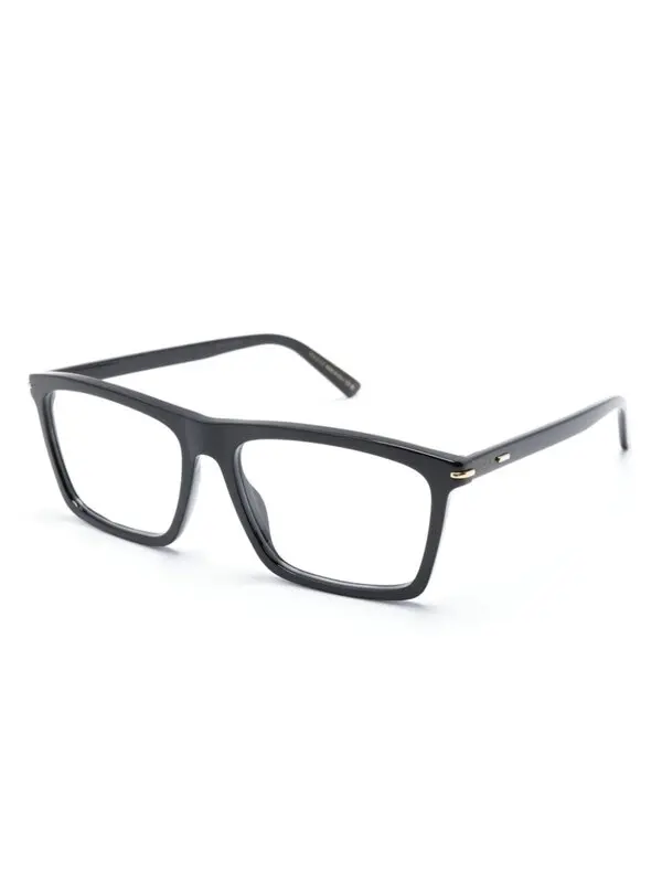 Gucci Logo Engraved Rectangle-frame Eyeglasses