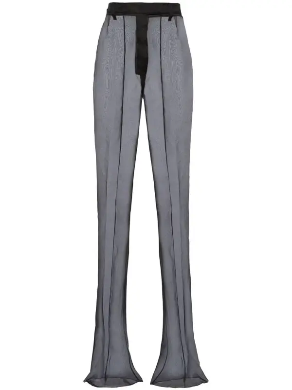 Prada Flared Organza Trousers
