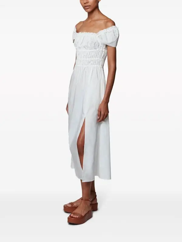 Altuzarra Lily Square-neck Dress - White