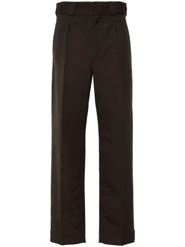 LEMAIRE Straight-leg Tailored Trousers - Brown