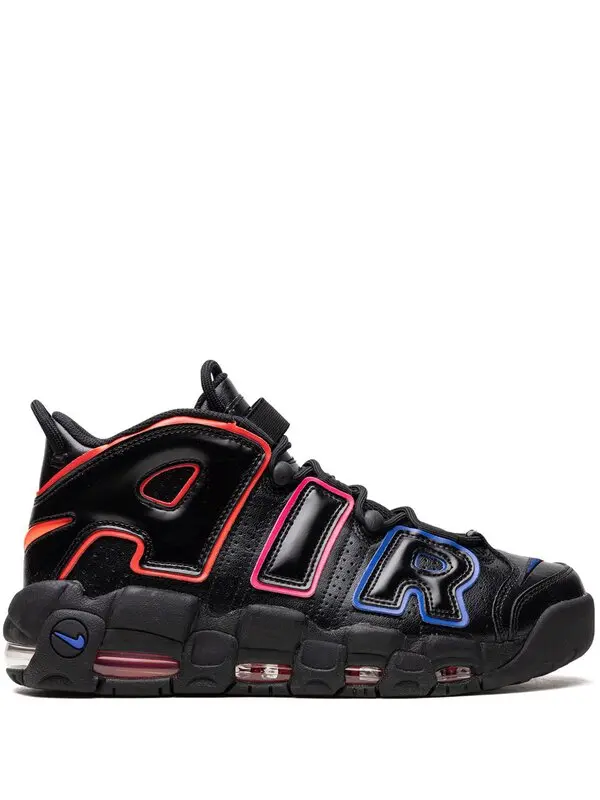 Nike Air More Uptempo Electric Sneakers - Black