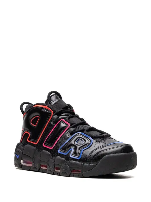 Nike Air More Uptempo Electric Sneakers - Black