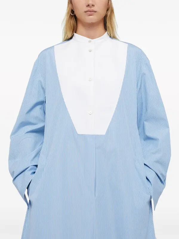 JIL SANDER Plastron Poplin Shirtdress