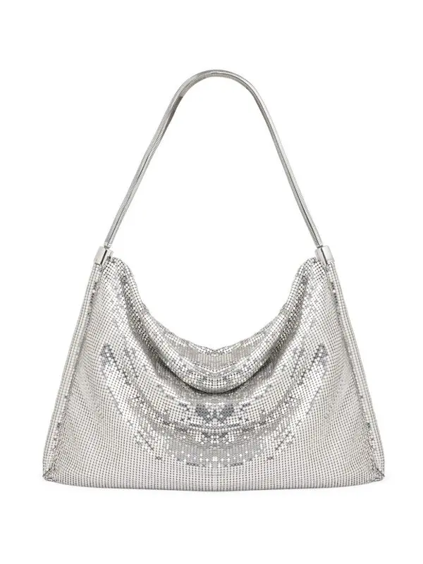 Rabanne Disc-embellished Shoulder Bag - Silver