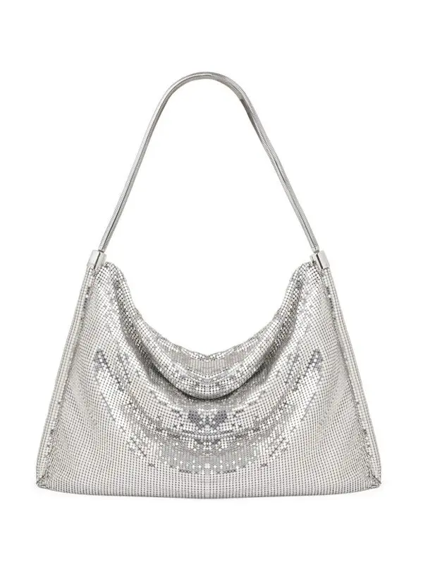 Rabanne Disc-embellished Shoulder Bag - Silver