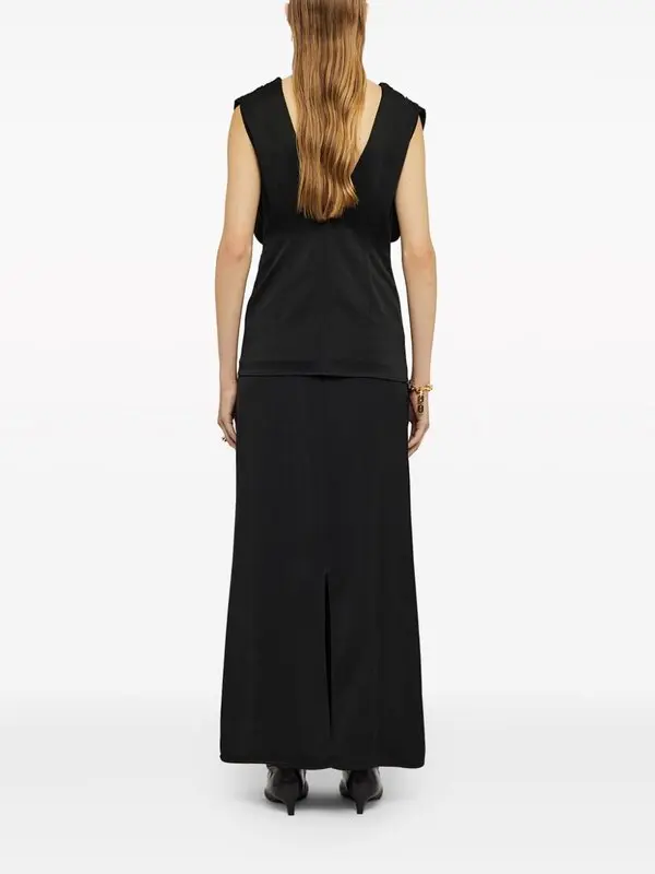 JIL SANDER Ruched Sleeveless Blouse