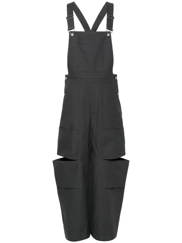Gucci Logo-appliqué Cotton Dungarees