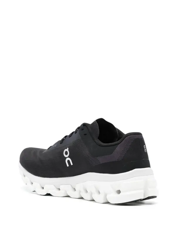 On Cloudflow 4 Logo Sneakers - Black