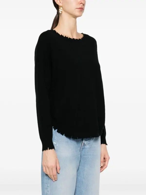 KUJTEN Raw-cut Cashmere Jumper