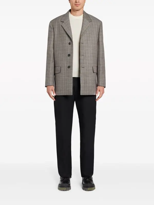 JIL SANDER Crew-neck Virgin Wool Jumper - Neutrals