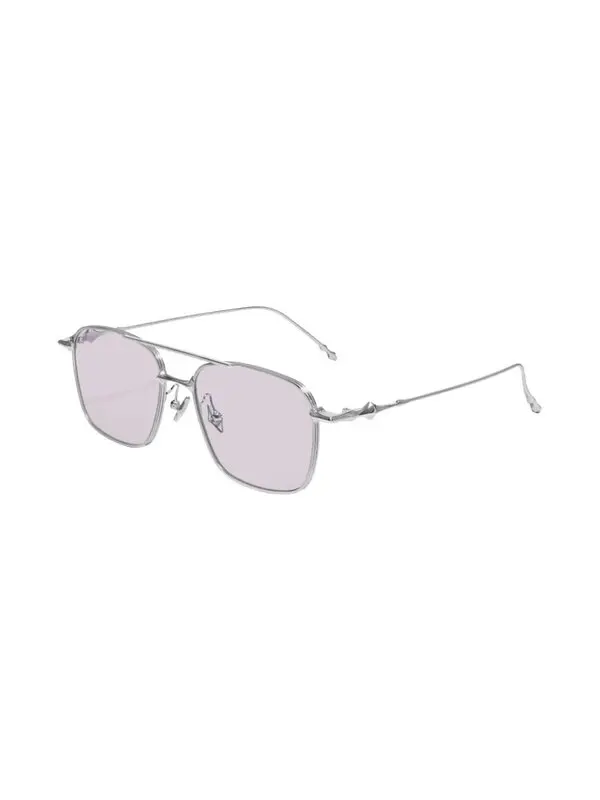 Gentle Monster Met 02 Square-Frame Sunglasses - Silver | Editorialist