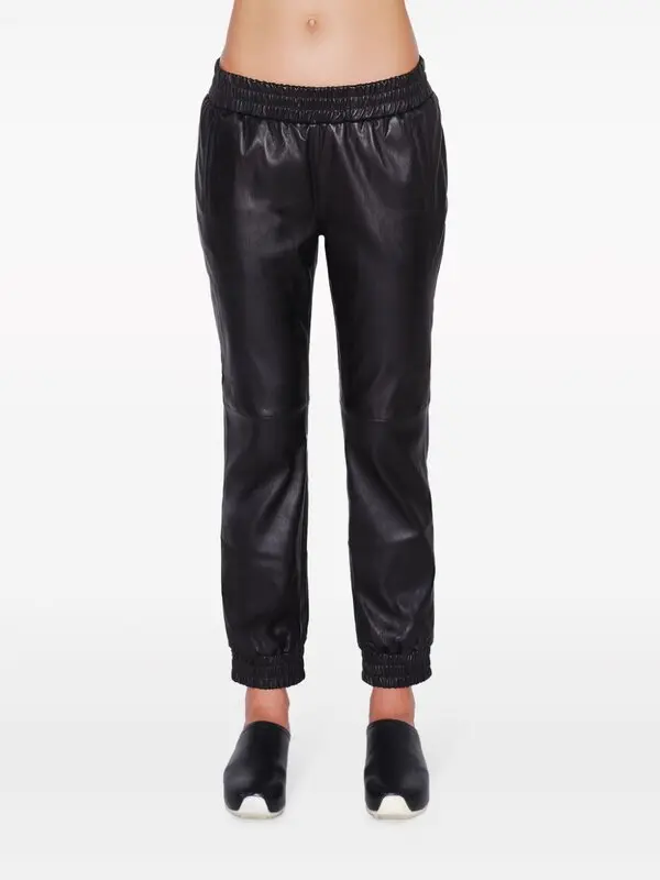 Rosetta Getty Plonge Leather Track Pants