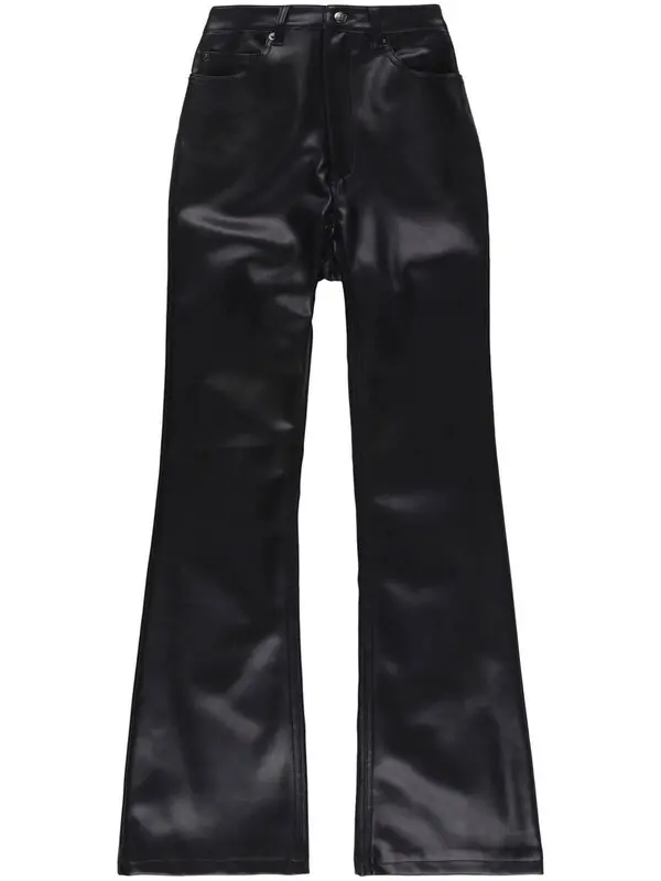 Ksubi Faux-leather Flared Trousers