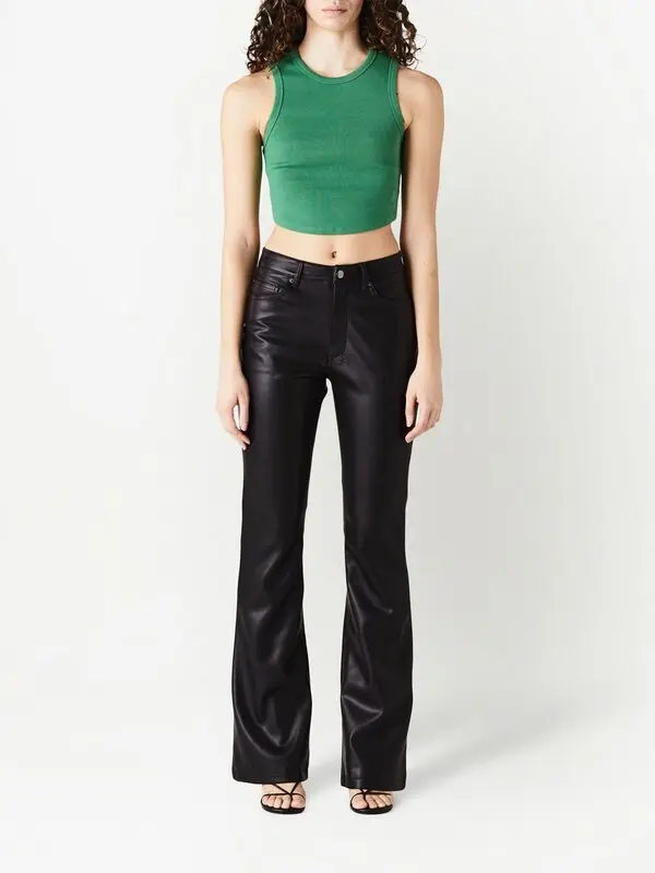 Ksubi Faux-leather Flared Trousers