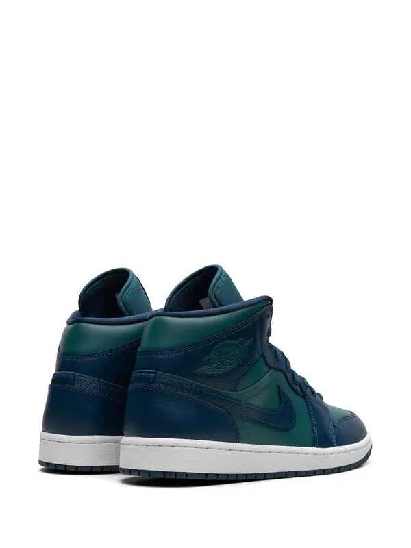 JORDAN Air 1 Mid Sky J Teal Sneakers - Green