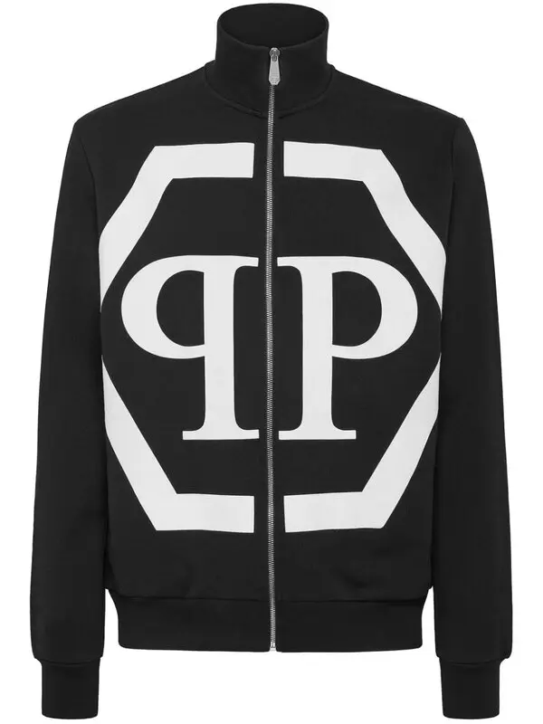 Philipp Plein Hexagon Logo-print Sweatshirt - Black