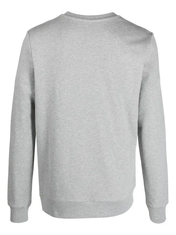 A.p.c. Logo Print Crewneck Sweatshirt - Grey