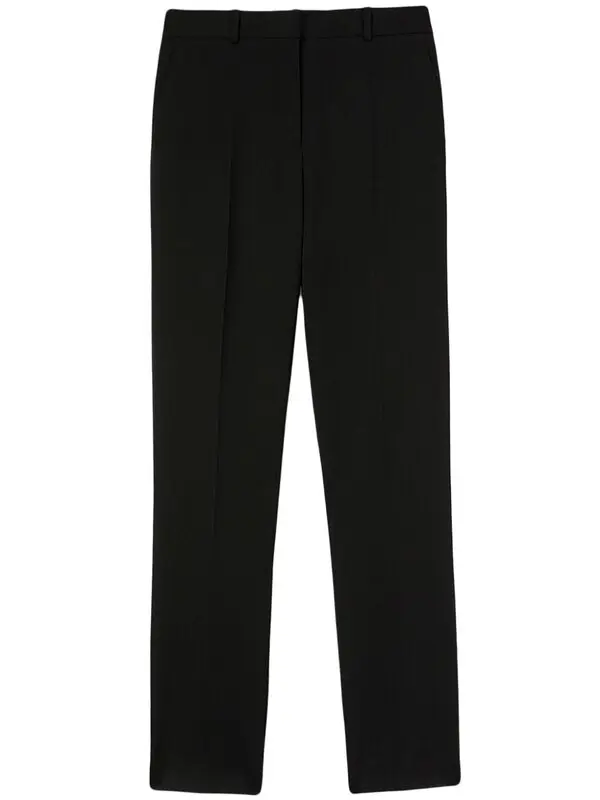 JIL SANDER High-waist Straight-leg Trousers - Black