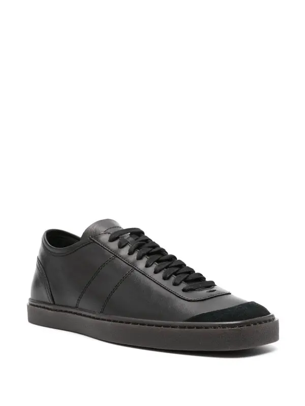 LEMAIRE Linoleum Leather Sneakers - Black