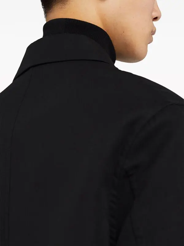JIL SANDER Notched-lapel Single-breasted Coat - Black