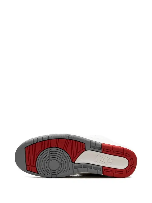 JORDAN Air 2 Fire Red Sneakers - White