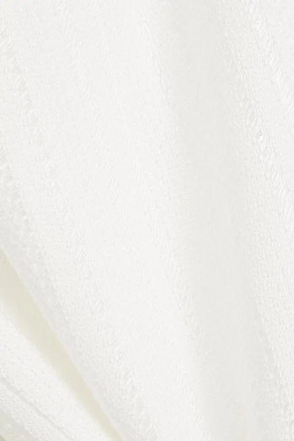 Moschino Flared Jacquard-knit Mini Dress