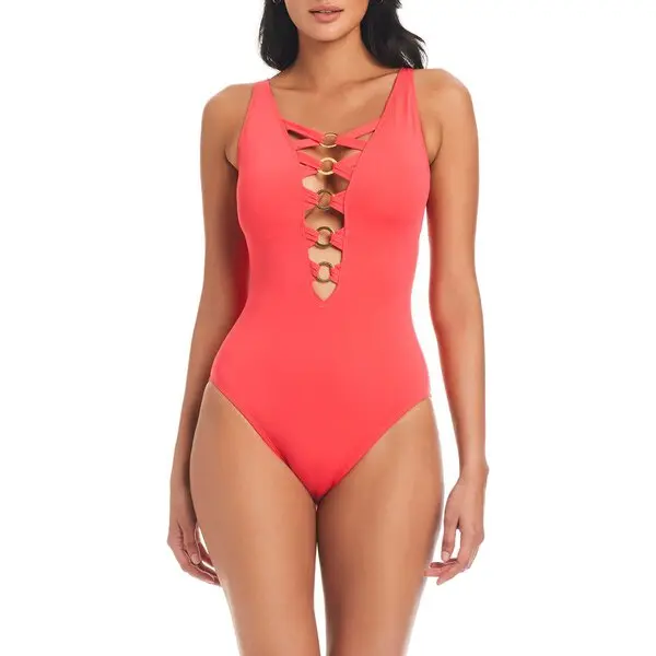 BLEU BY ROD BEATTIE Ring Me Up One-piece Swimsuit