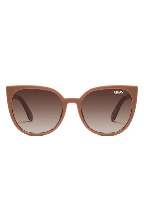Quay Staycation 49mm Gradient Cat Eye Sunglasses - Doe  display picture 3